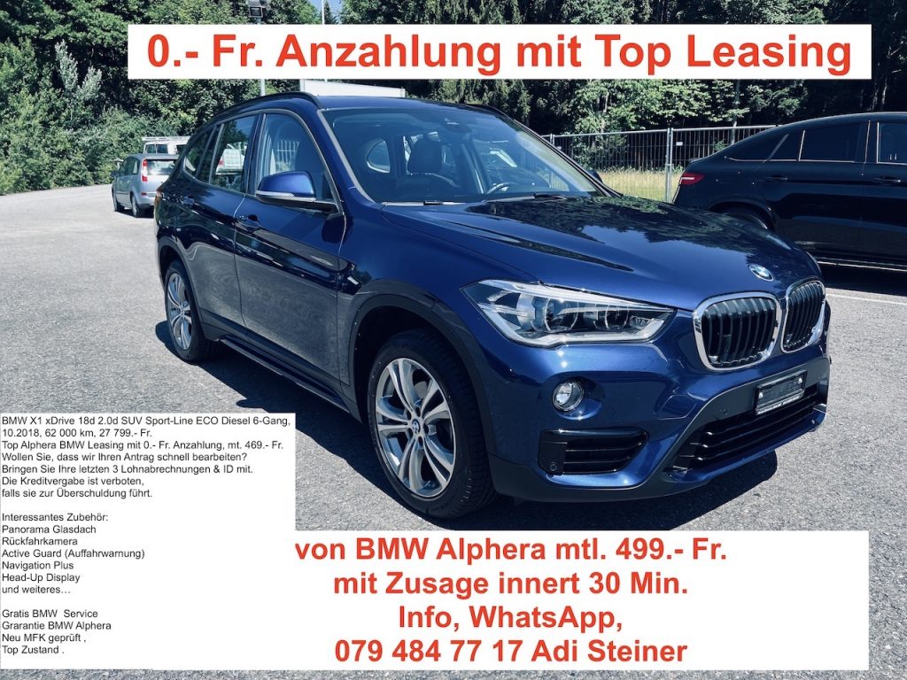 Auto Emmen Süd AG – BMW Occasionen, BMW Alphera Leasing Kredit mit 0 ...